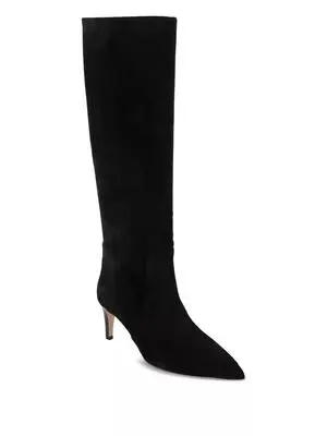 Paris Texas Pointed-toe Knee-high Suede Boots