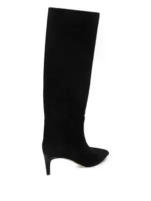 Paris Texas Pointed-toe Knee-high Suede Boots