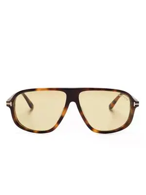 TOM FORD Pilot-frame Sunglasses - Brown