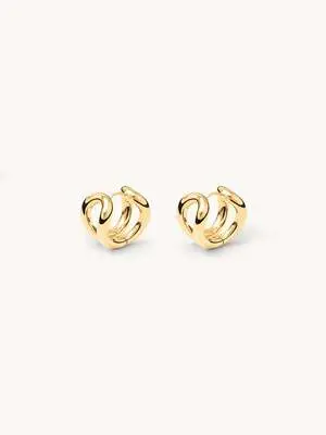 Lié Studio The Steffie Earrings - 18 Carat Gold Plated 925 Sterling Silver