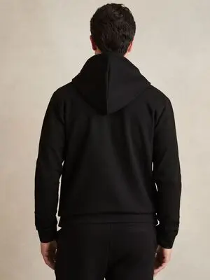 REISS Malvern Interlock Zip-through Hoodie