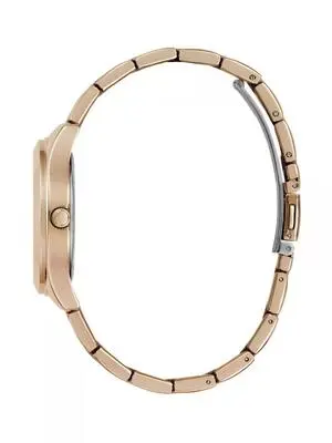 Guess Tri Plaque Quartz 34mm Watch - Pink