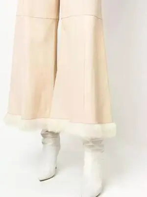 BY MALENE BIRGER High-waist Leather Culotte Trousers