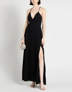 Liu Jo Maxi Pleated Polyester Dress
