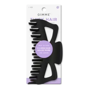 GIMME BEAUTY Thick Hair Claw Clip - Black