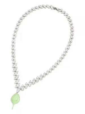 Ottolinger Marquise-cut Stone Stingray Necklace - Silver