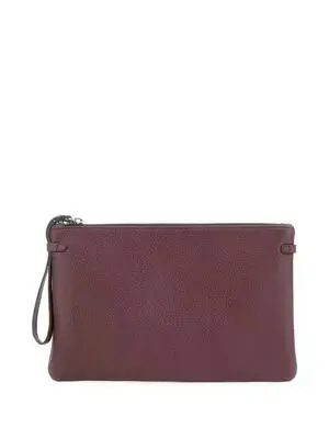 GIANNI CHIARINI Leather Wristlet