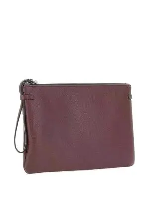 GIANNI CHIARINI Leather Wristlet