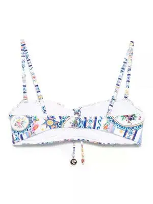 Camilla Tie-front Bikini Top
