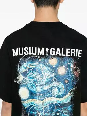 MUSIUM DIV. Stamps Motif T-shirt