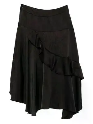 TOUT A COUP Ruffled Asymmetric Skirt