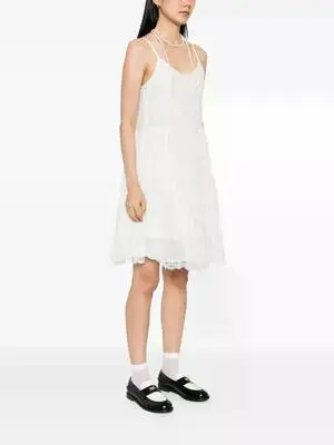 B+AB Sleeveless Dress With Faux-pearl Embellishment