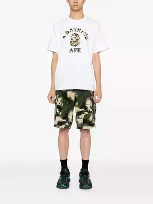 A BATHING APE Map Camo Cargo Shorts