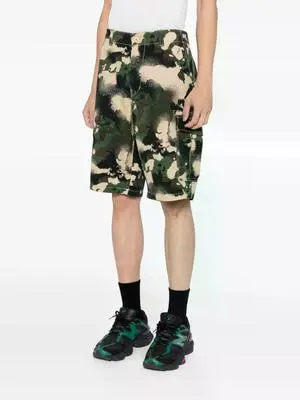 A BATHING APE Map Camo Cargo Shorts