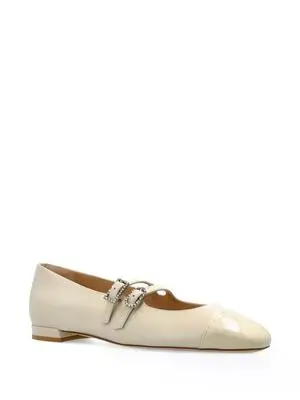 STUART WEITZMAN Leather Ballet Flats