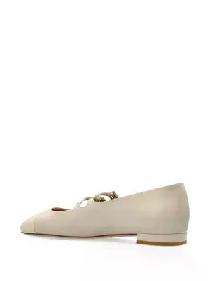 STUART WEITZMAN Leather Ballet Flats
