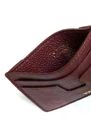TOM FORD Logo-plaque Card Holder - Red
