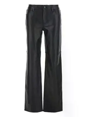 Michael Kors Leather Flare Leg Pants