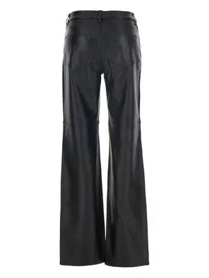 Michael Kors Leather Flare Leg Pants