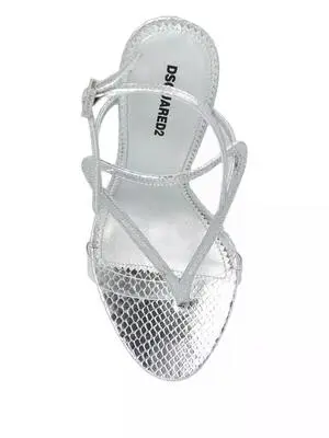 Dsquared2 140mm Leather Heeled Sandals