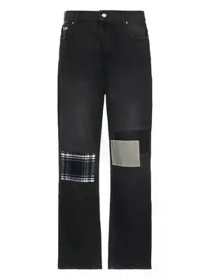 SINCLAIR Paneled Straight Leg Jeans