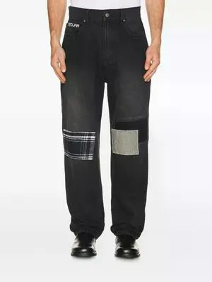 SINCLAIR Paneled Straight Leg Jeans