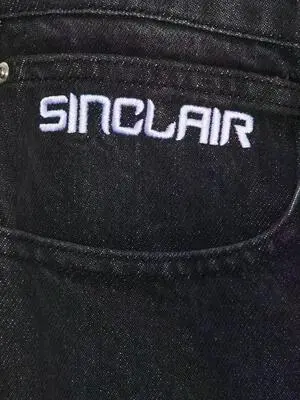 SINCLAIR Paneled Straight Leg Jeans
