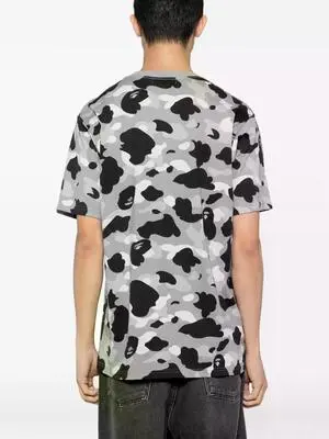 A BATHING APE 1st Camo College T-shirt - Grey