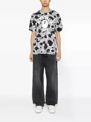 A BATHING APE 1st Camo College T-shirt - Grey