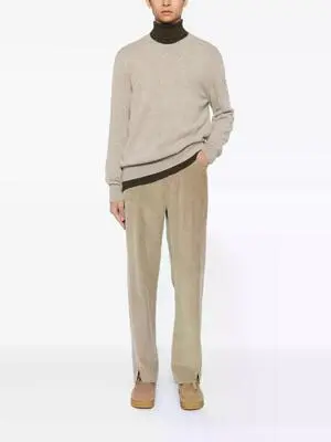Massimo Alba Crew-neck Sweater - Neutrals
