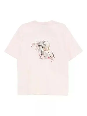 MUSIUM DIV. Logo-embroidered T-shirt