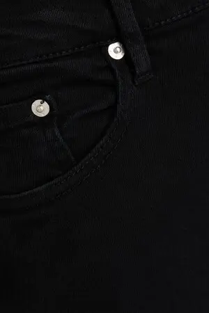 FRAME Jetset Modern Straight Denim Jeans - Black