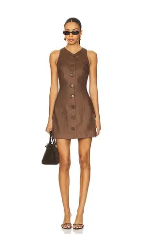 Matthew Bruch Vest Mini Dress