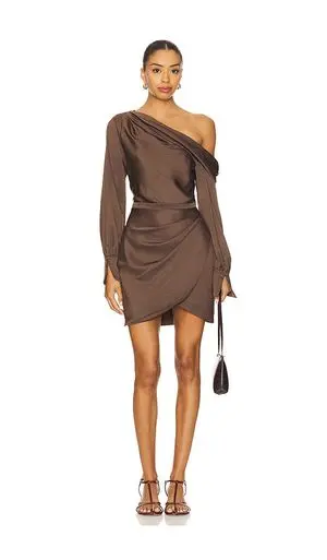 Simkhai Cameron Mini Dress - Cocoa