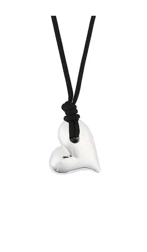 Jenny Bird Art Heart On A String Necklace - Black