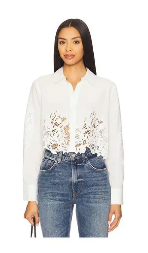 Women's White Printed Shirts