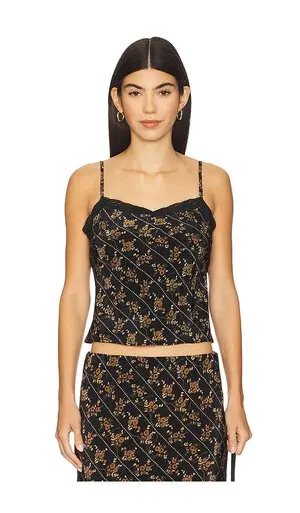 Free People Bali Margot Top With Lace Trim