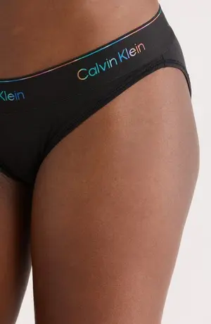 Calvin Klein Icon Pride Cotton Blend Bikini Bottoms