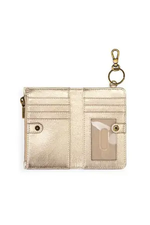 THE SAK Encino Leather Card Wallet - Light Gold