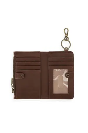 THE SAK Encino Leather Card Wallet - Whiskey