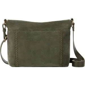 THE SAK Melrose Leather Crossbody Bag - Moss Suede