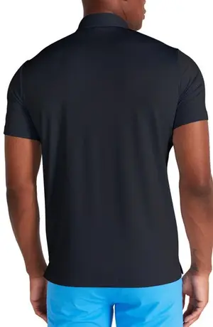 REDVANLY Alpine Solid Performance Polo - Tuxedo