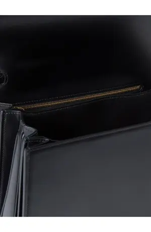 Akris Medium Alice Top Handle Bag - Black