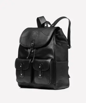 Ghurka Blazer No. 278 Backpack - Vintage Black Leather
