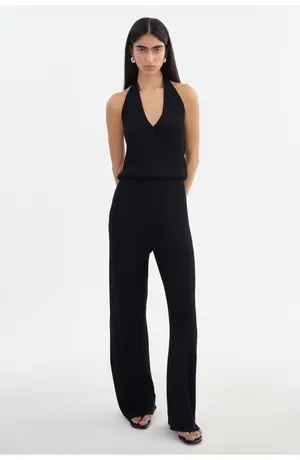 LAMARQUE Nuria Rib Knit Jumpsuit