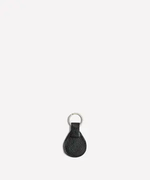 Ghurka Air Tag Fob - Vintage Black Leather
