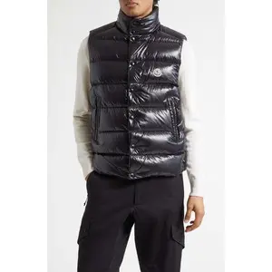 Moncler Tibb Water Repellent Down Puffer Vest - Black