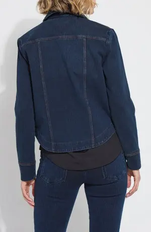 Lyssé Classic Denim Trucker Jacket - Indigo