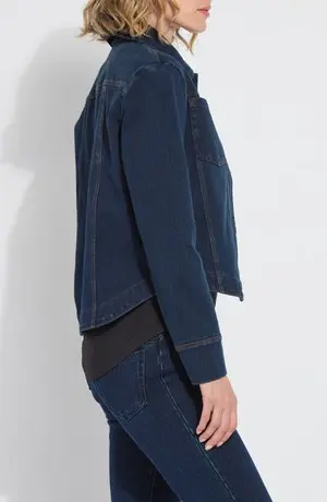 Lyssé Classic Denim Trucker Jacket - Indigo