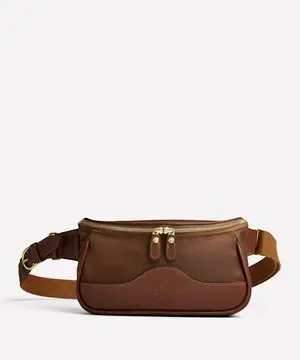 Ghurka Gramercy No. 308 Belt Bag - Chestnut Nylon & Leather